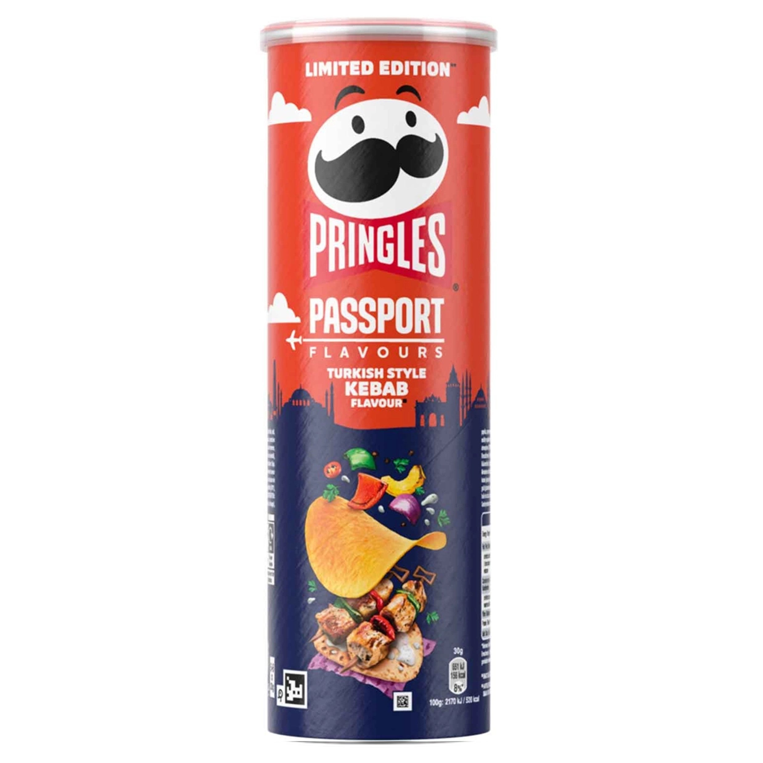 Pringles Passport flavors Turkish style kebab potato Chips 165g BELGIU ...