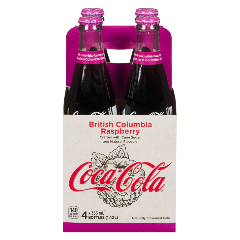 Coke British Columbia Raspberry 500ml Case of 24 - Canada – Exotic ...
