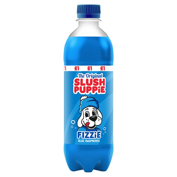 Slush Puppie Fizzie Blue Raspberry 500ml Case of 24 - UK – Exotic Snack ...